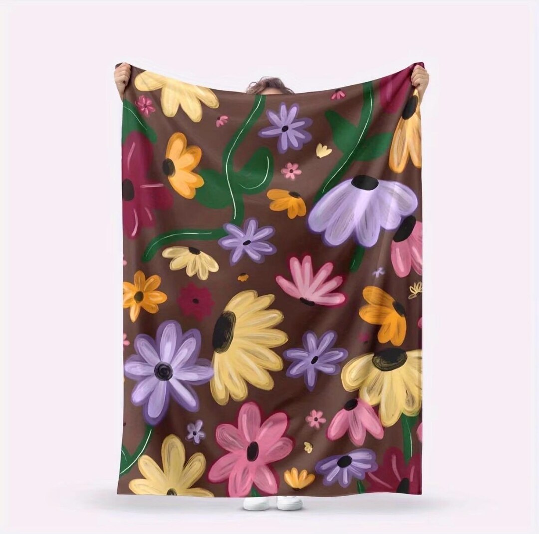 Surprise Piano Floral Fleece Throw Blanket 50” X 40” - Etsy
