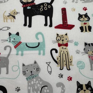 Fat Quarter | Calico Cats Cotton Fabric - Etsy