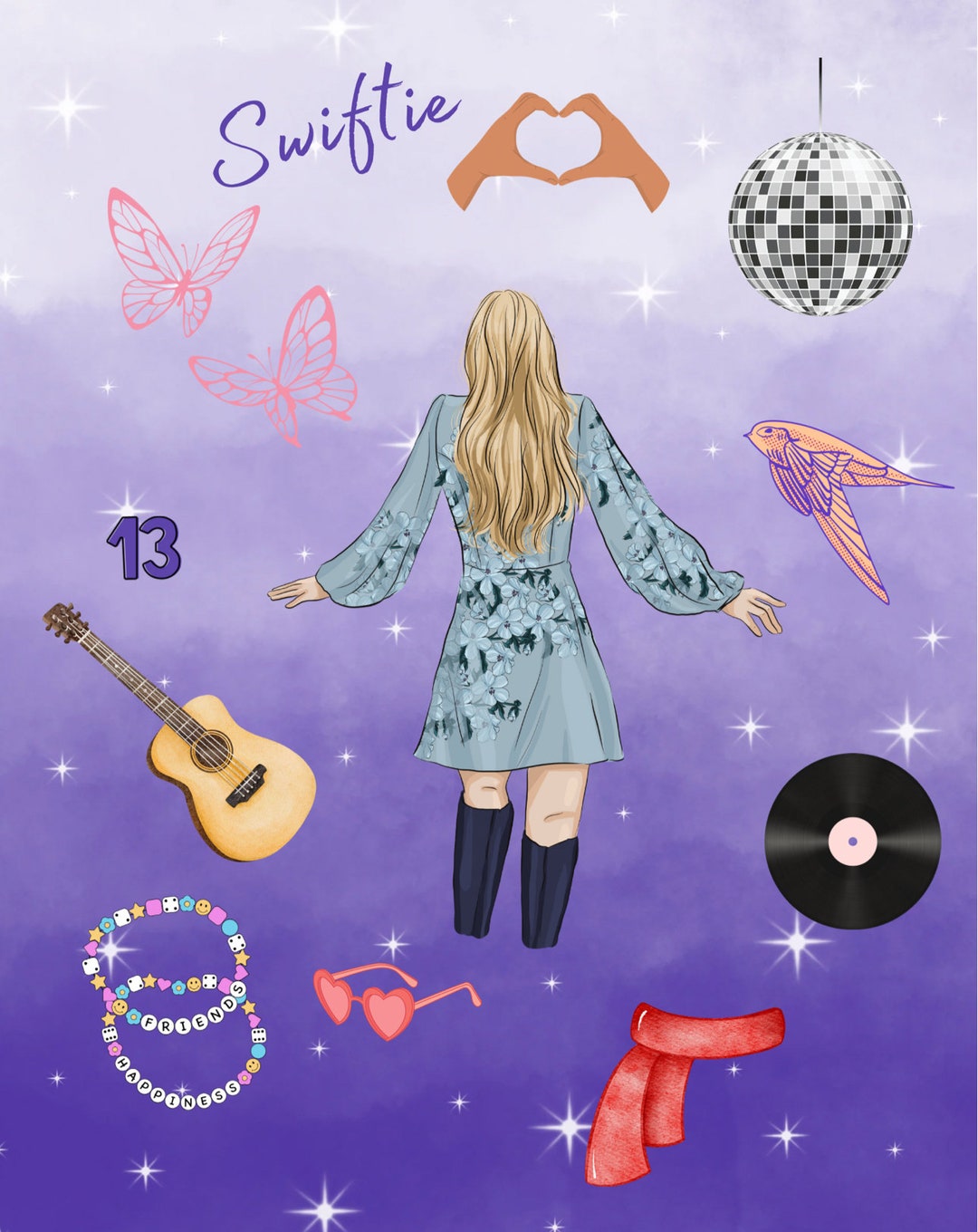 Pop Icon Singer Taylor Wall Art Poster Bedroom Wall Decor - Etsy