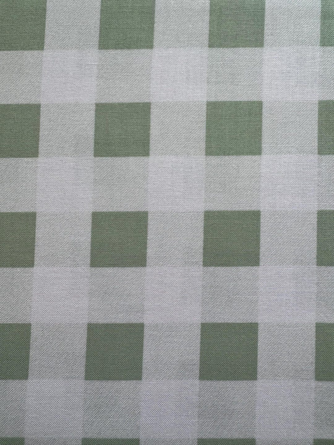 Fat Quarter | Green Check Cotton Fabric - Etsy
