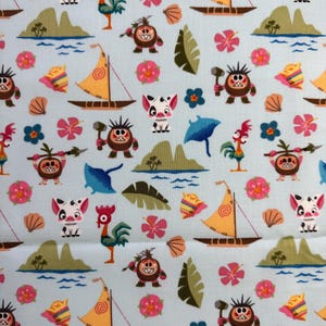 Fat Quarter | Moana Friends and Characters Cotton Fabric - Etsy