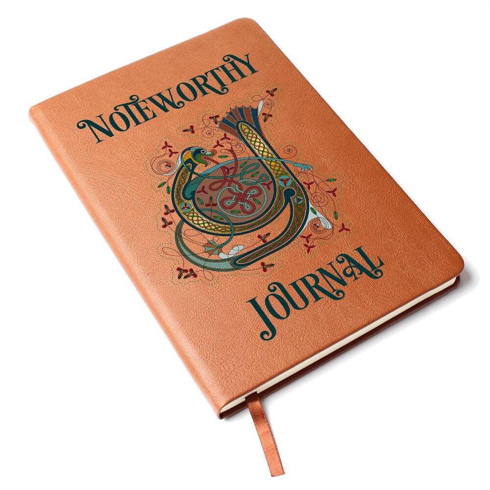 Medieval Bestiary Monogrammed Art Lettering Y Leather Cover Journal ...