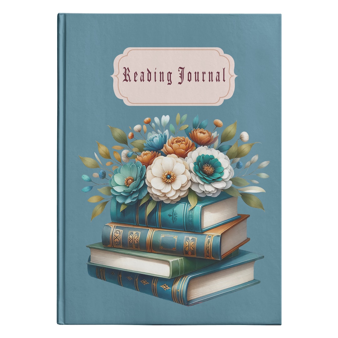 Reading Journal Hardcover, Bookish Gift, Book Lovers Notebook, in My ...