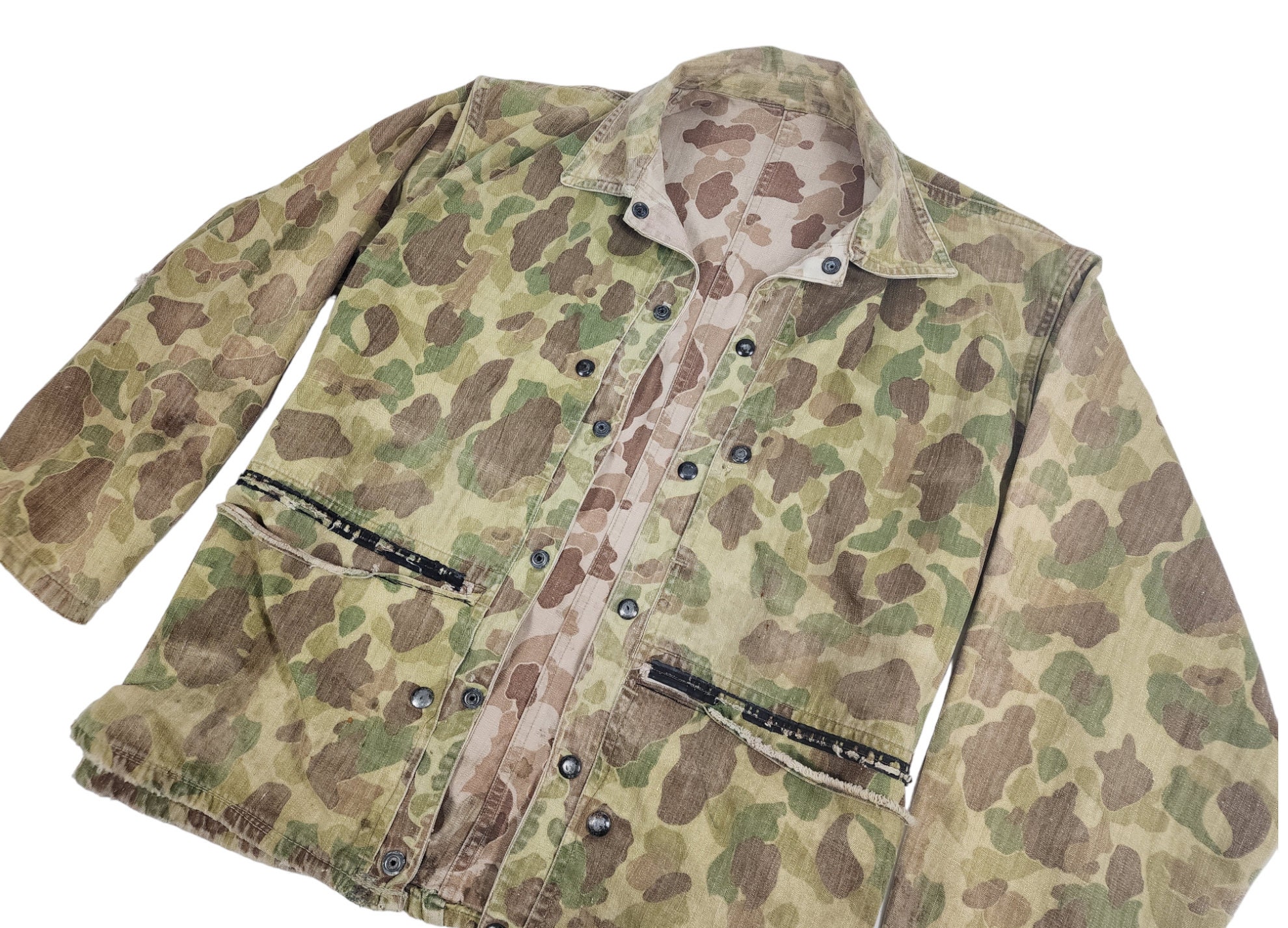 40s Authentic Vintage Usmilitary USMC Paramarine Jump Smock Refurbished ...