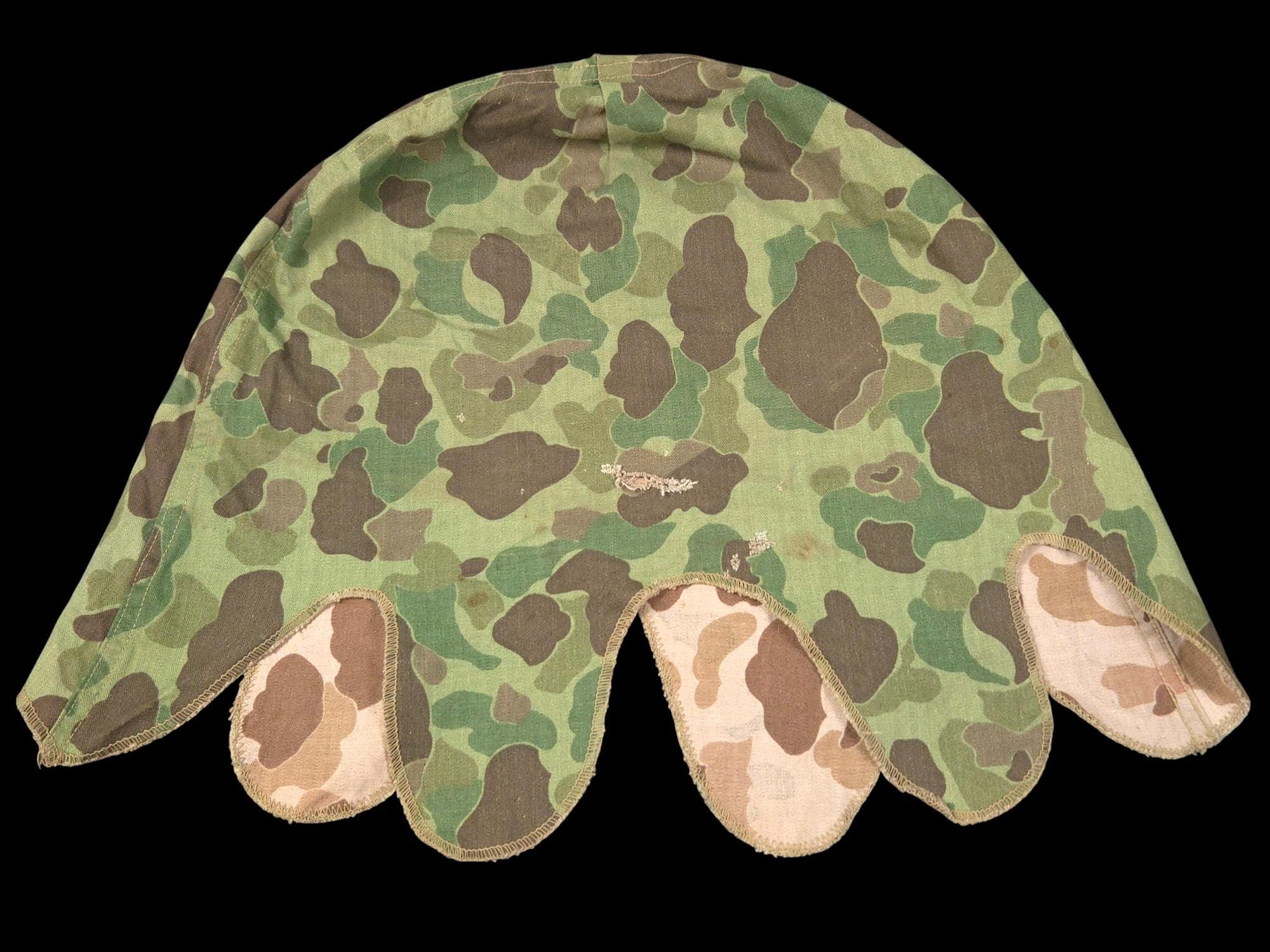 WW2 Original USMC M1 Helmet Cover the Pacific - Etsy