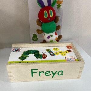 Personalised Very Hungry Caterpillar Wooden Dominos Set - Etsy