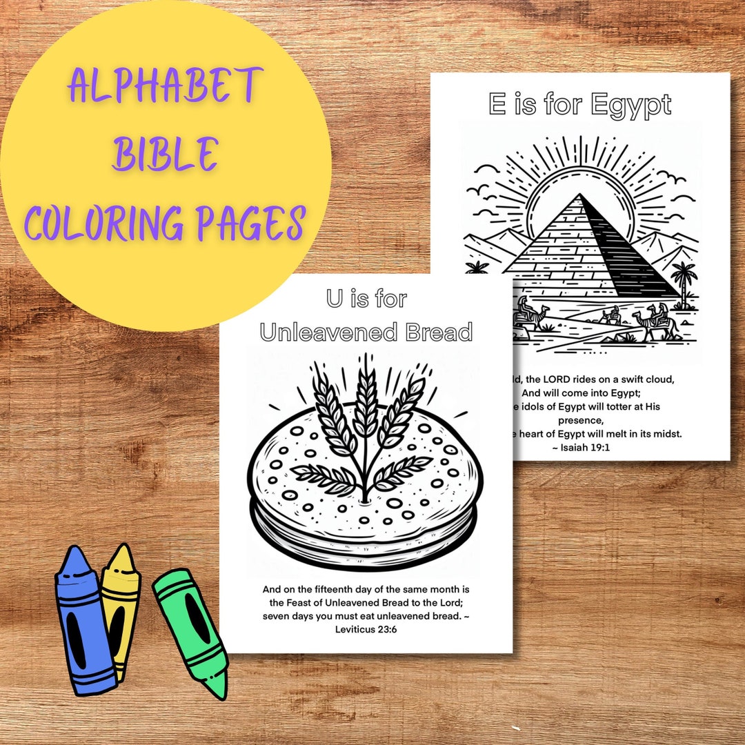 Alphabet Bible Coloring Pages, Print Your Own Coloring Sheets, Alphabet ...
