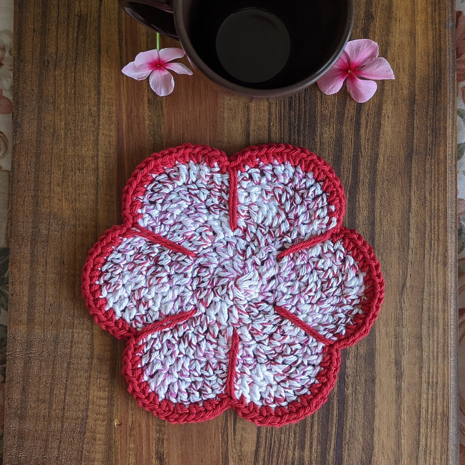 Red Potholders Crochet Crochet Hot Pad for the Kitchen - Etsy