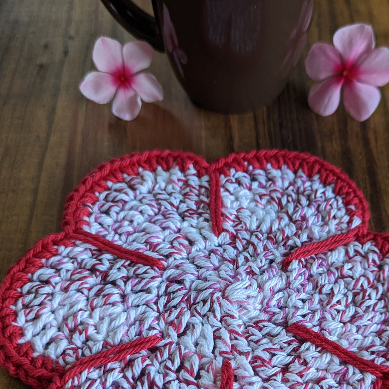 Red Potholders Crochet Crochet Hot Pad for the Kitchen - Etsy