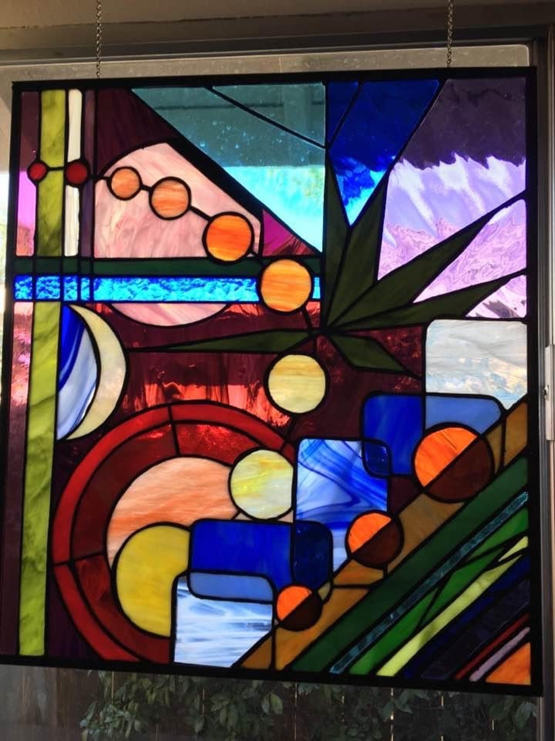Wonders of Space Stained Glass Wall Art - Etsy