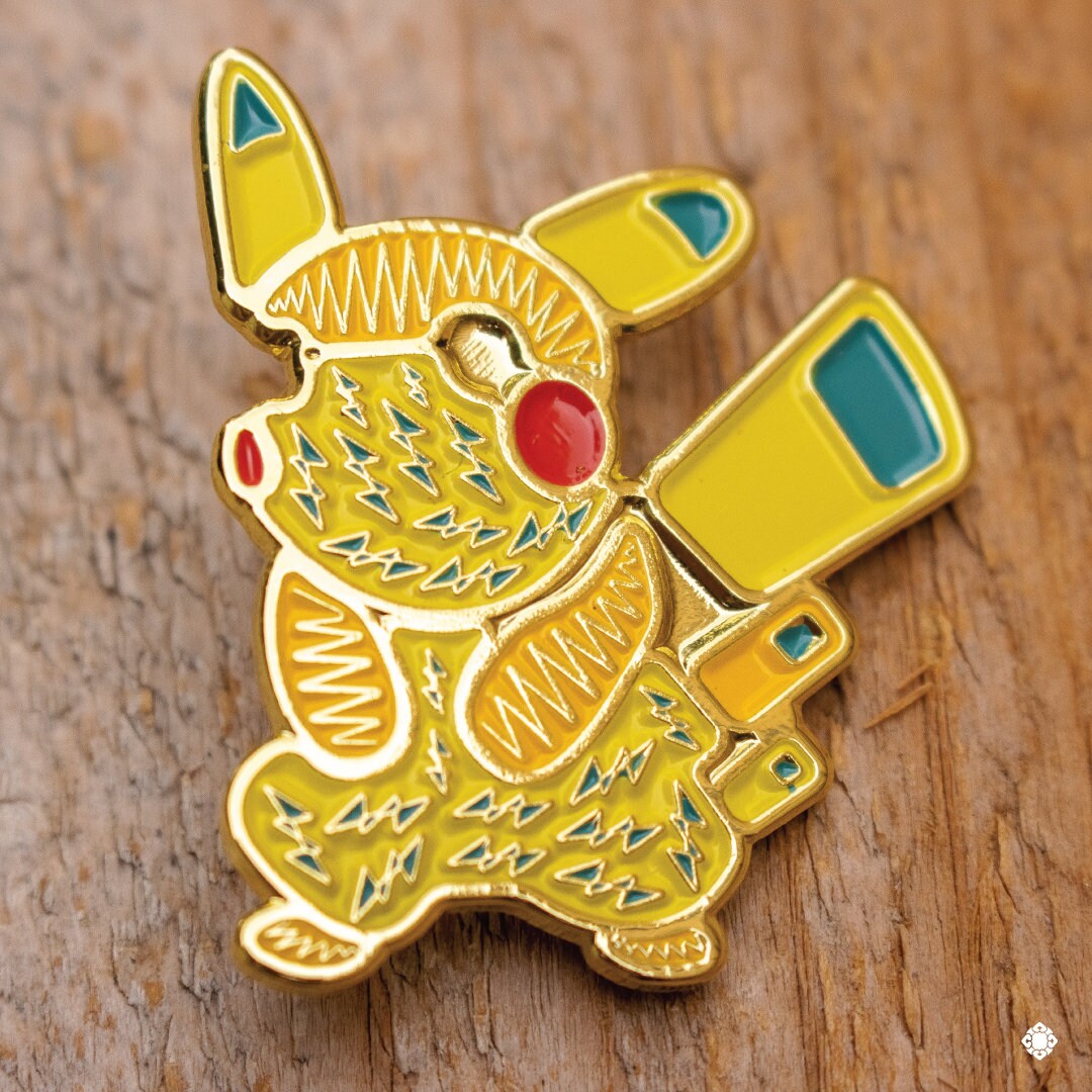 Pikachu Enamel Pin - Etsy