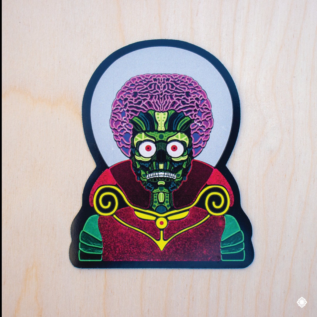 Mars Attacks Sticker - Etsy