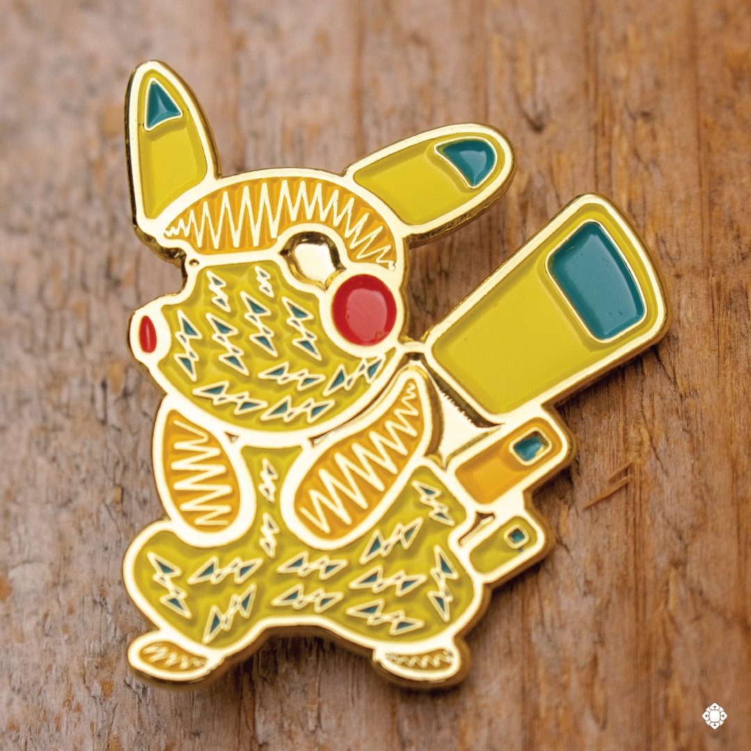 Pikachu Enamel Pin - Etsy