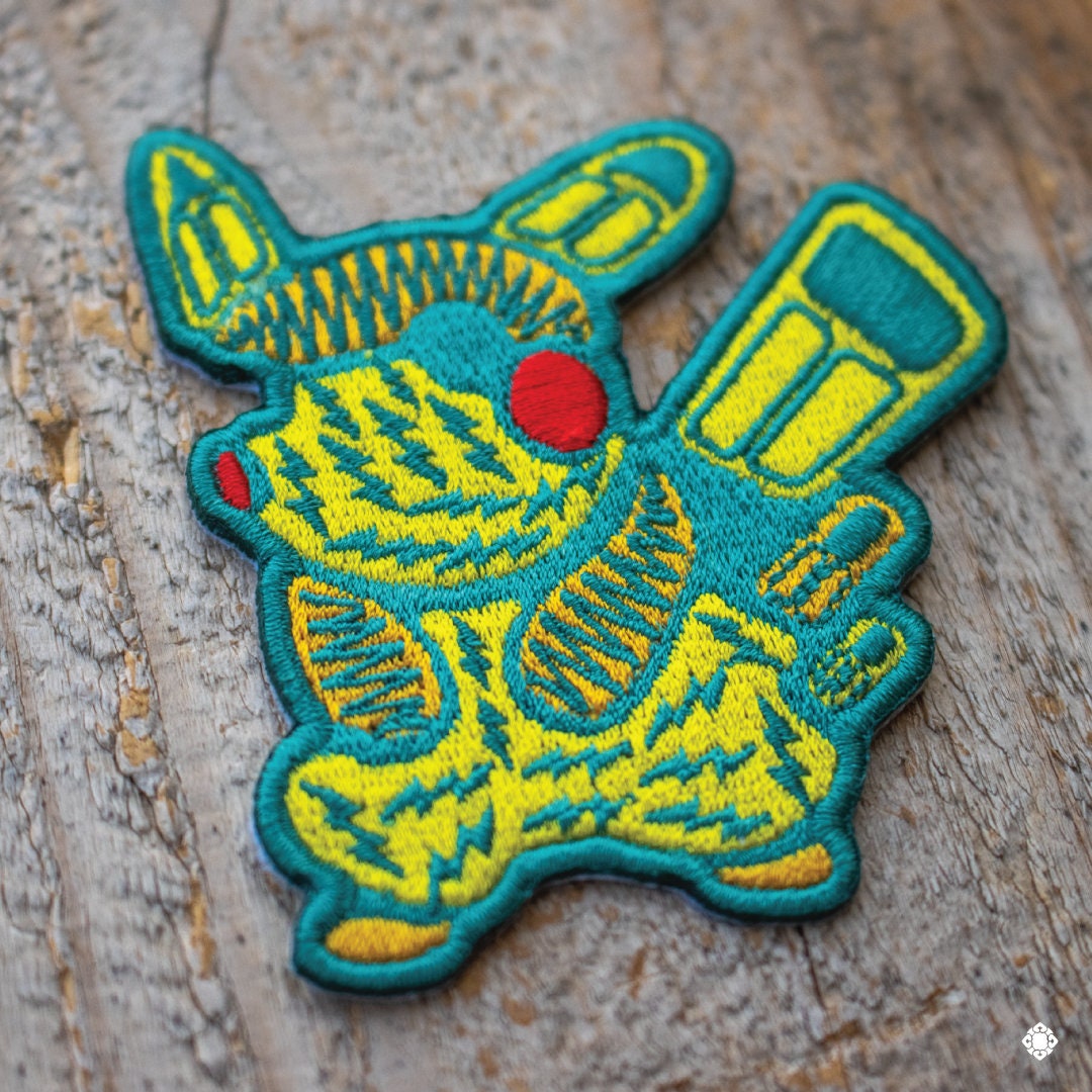 Pikachu Embroidered Patch - Etsy