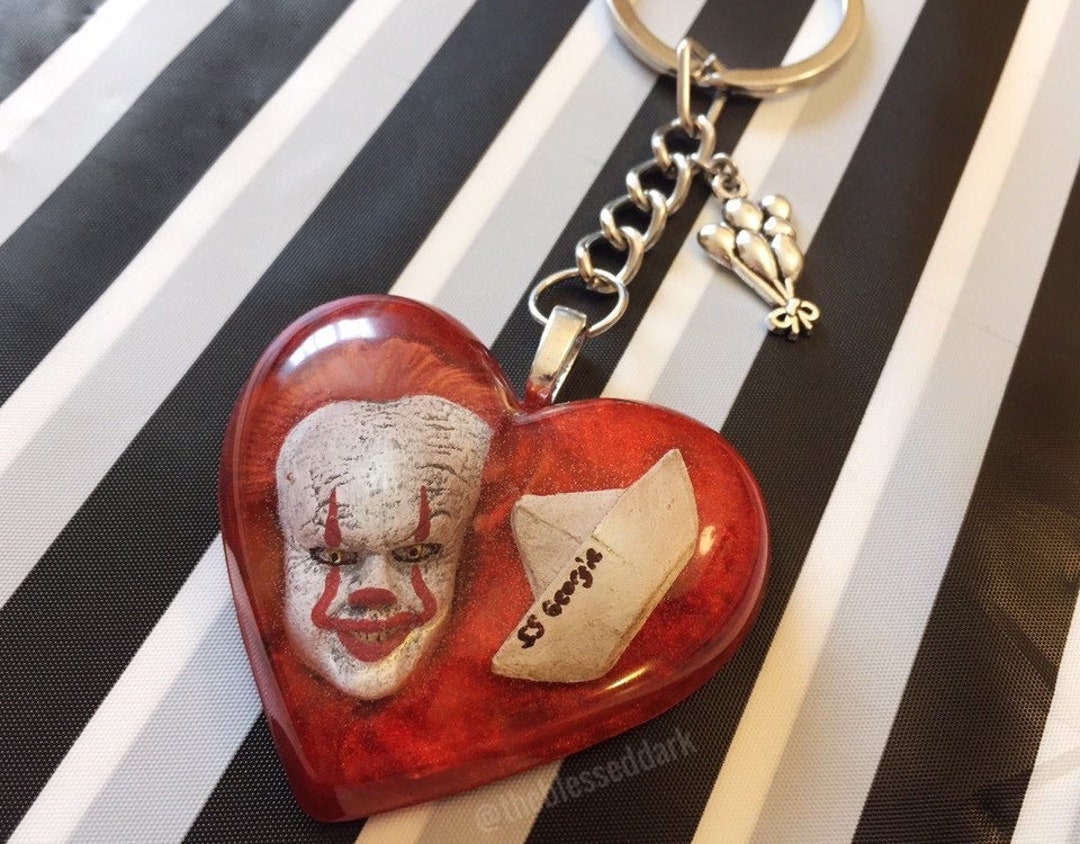 Clown and Boat Keychain // SS Georgie // Killer Keychains // Horror - Etsy