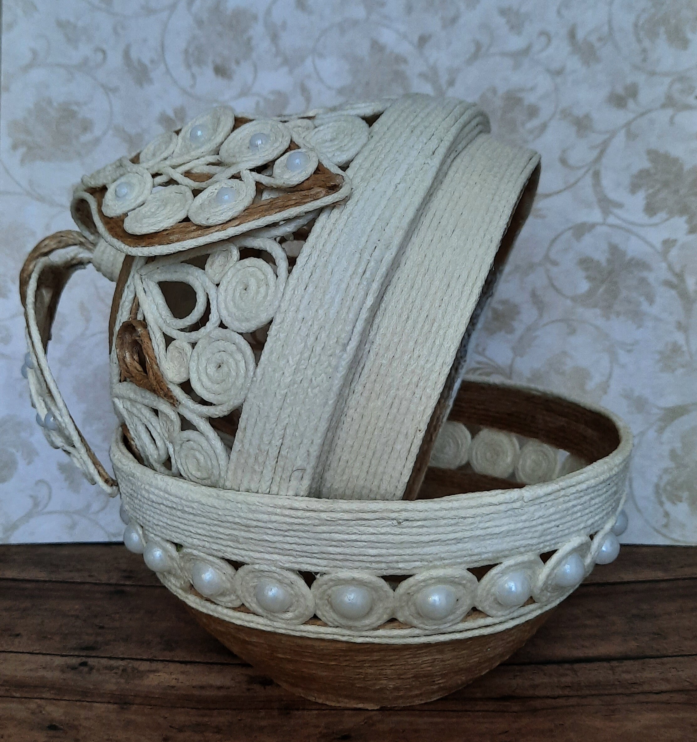 Jute Decorative Box Box With Lid Elegant Basket Jute Storage Easter ...