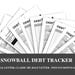 Debt Snowball Tracker Printable | Debt Payoff Planner, Snowball Method ...