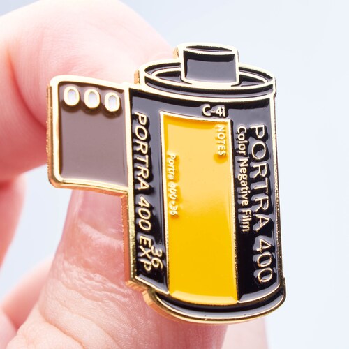 Shoot More 35mm Film Enamel Pin - Etsy