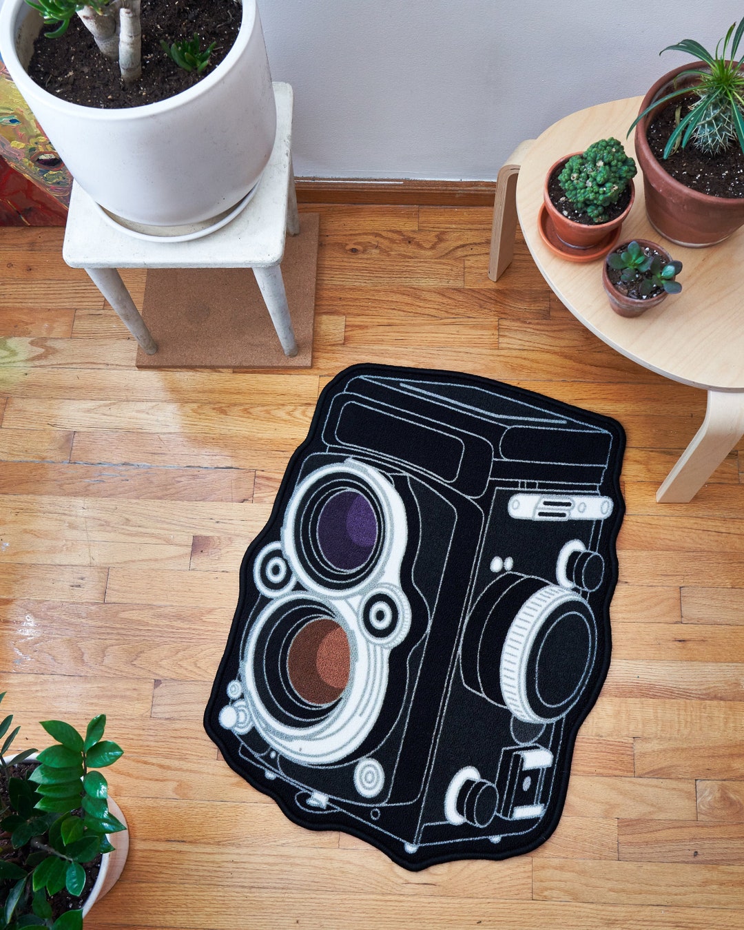 Rolleiflex Camera Mini Rug - Medium Format Film 2.8c 80mm Doormat ...