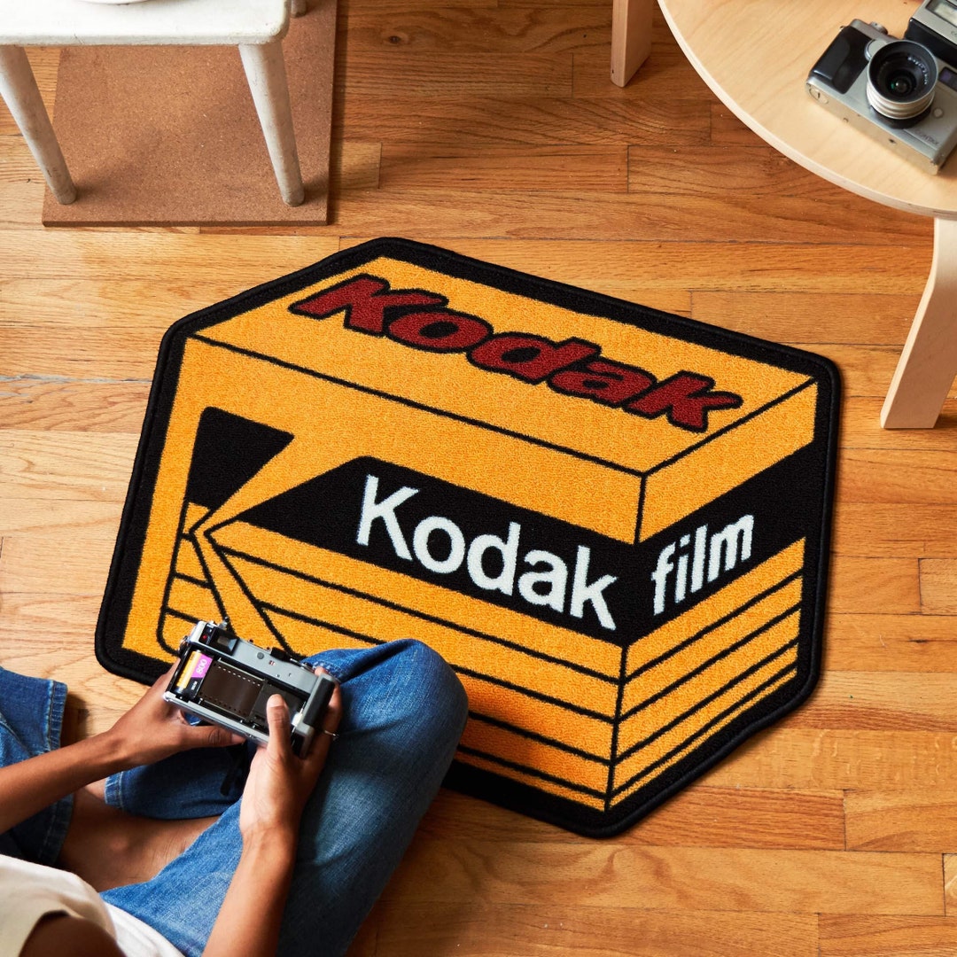 Photographer Gift, Kodak 35mm Film Medium Format Mini Area Rug Doormat ...