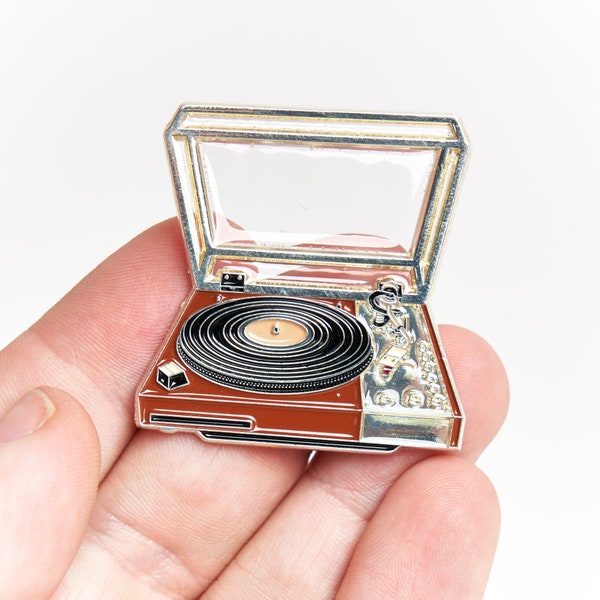 Record Player Pin - Etsy