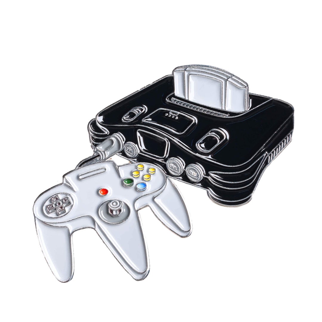 N64 Video Game System Enamel Lapel Pin. A Perfect Gift for the Retro ...
