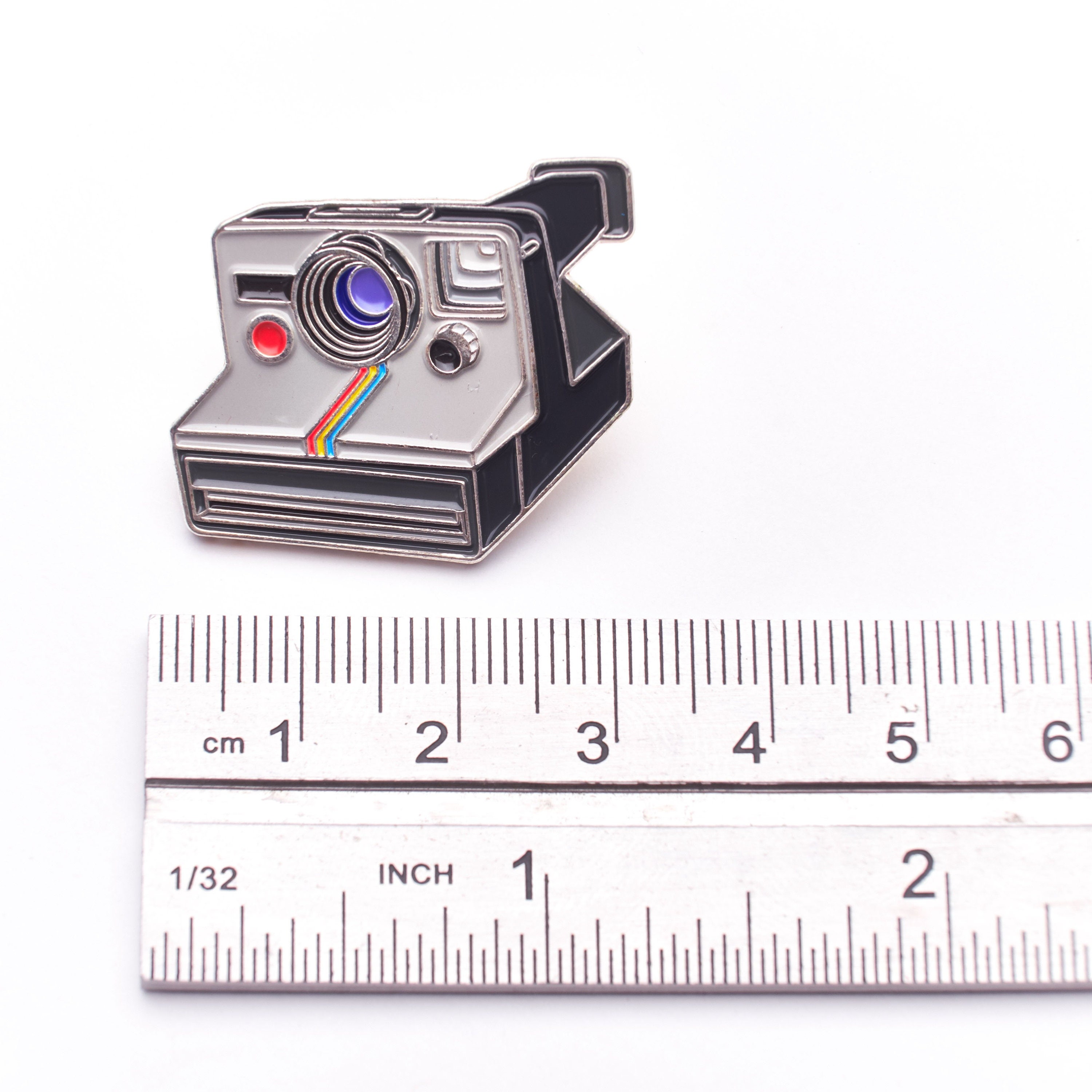 Polaroid One Step Rainbow Instant Film Camera Enamel Pin - Etsy