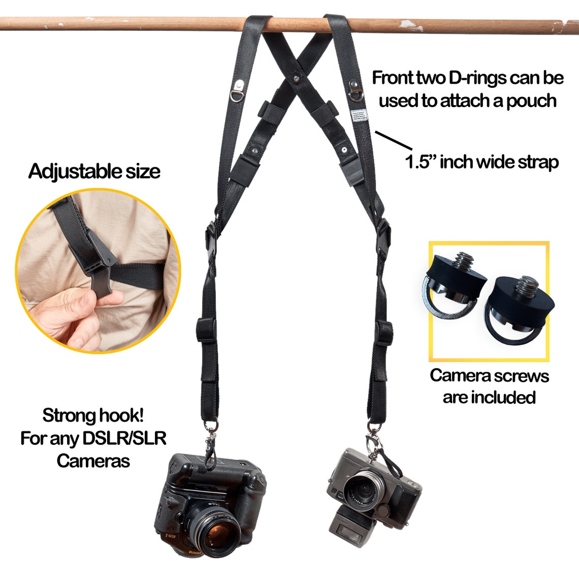 The Duo™ Dual Camera Strap Pro - Etsy