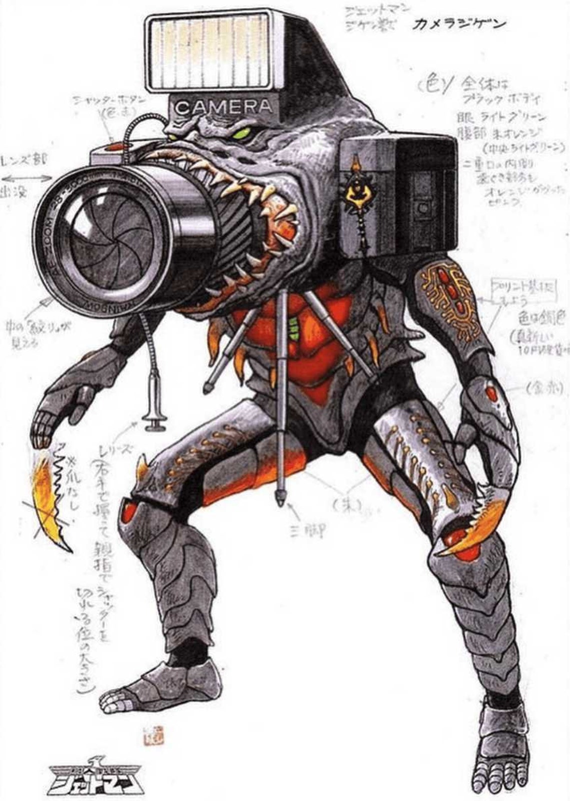 Camera Monster Pin. Makes a Perfect Gift for the Photographer - Etsy