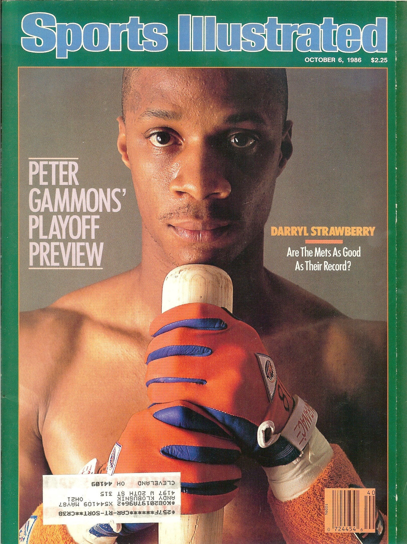 Vintage October 6, 1986 Sports Illustrated Magazines Peter Gammons ...