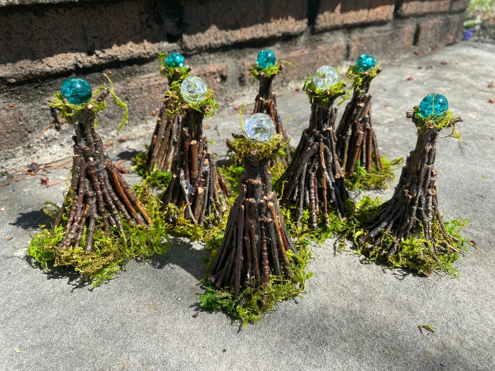 Miniature Fairy Gazing Ball / Mini Crystal Ball - Fairy Display Fairy ...