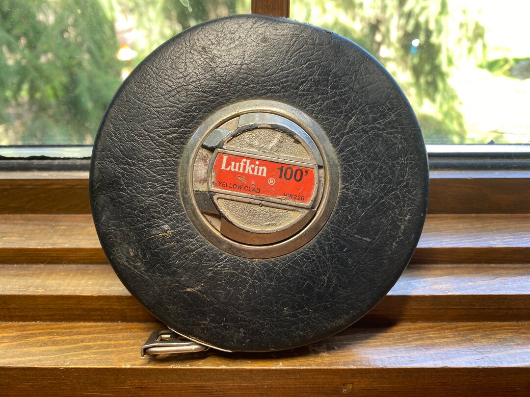 Vintage Lufkin Tape Measure (yellow Clad - 100’ - HW226) - Vintage ...