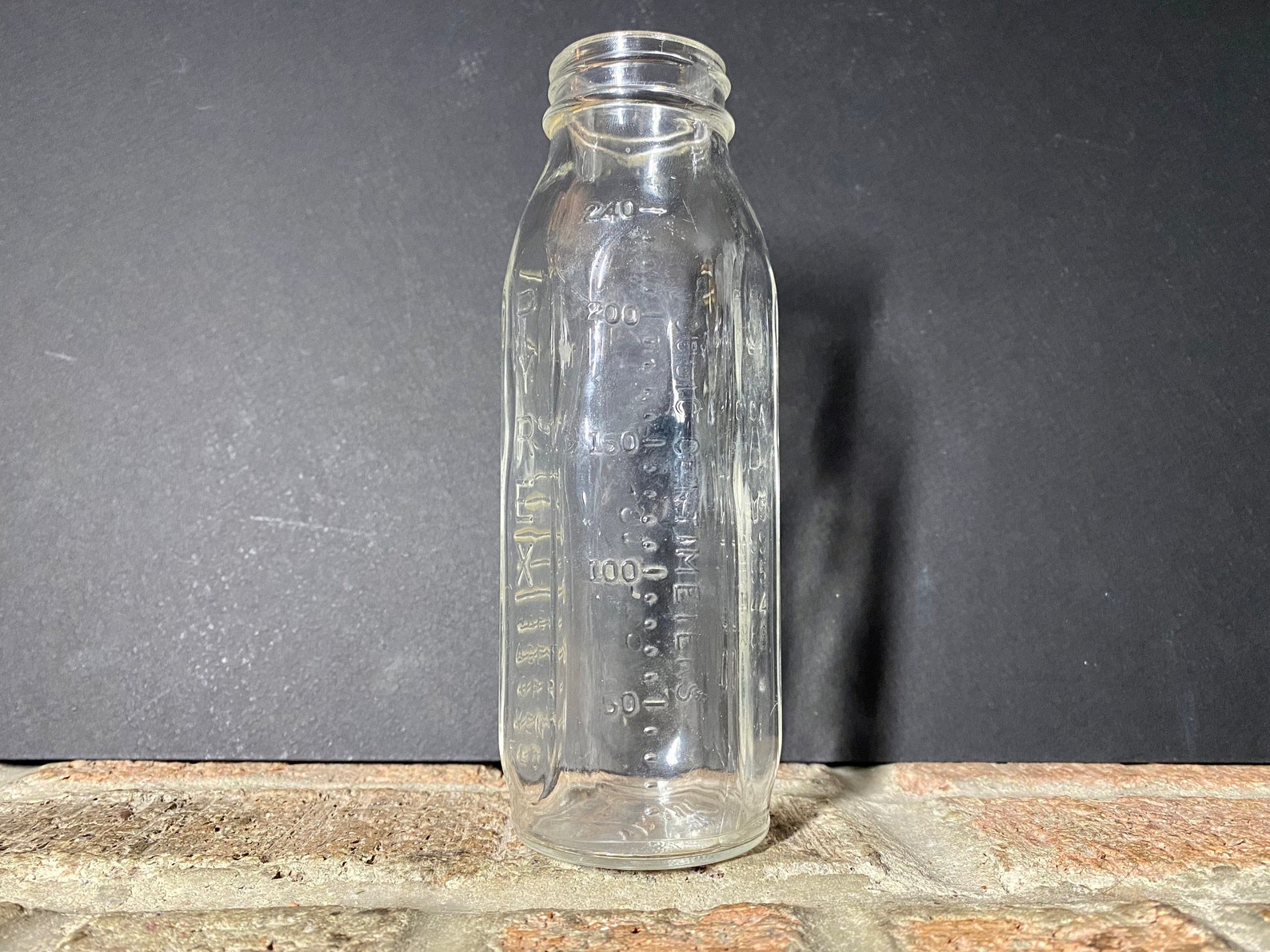 Vintage 1920s-1960s Pyrex Baby Bottle (8 Oz - Made in USA) - Antique ...