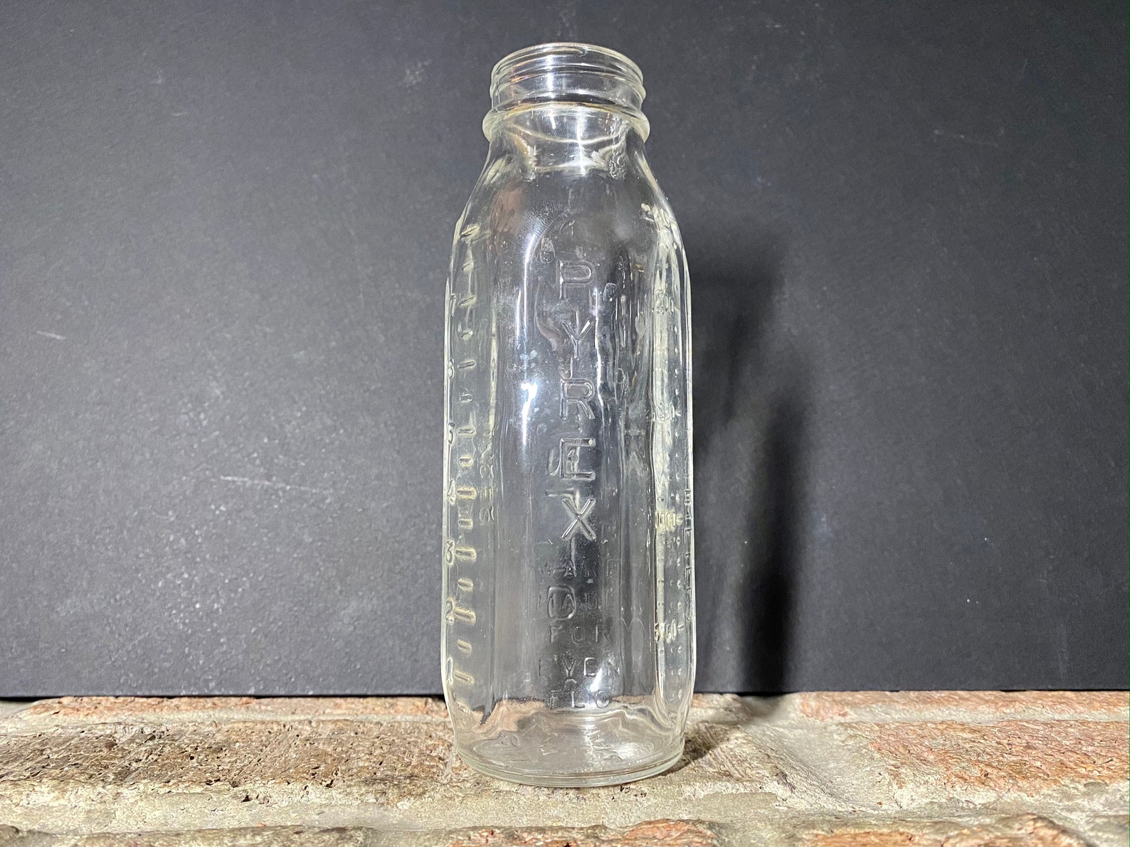 Vintage 1920s-1960s Pyrex Baby Bottle (8 Oz - Made in USA) - Antique ...