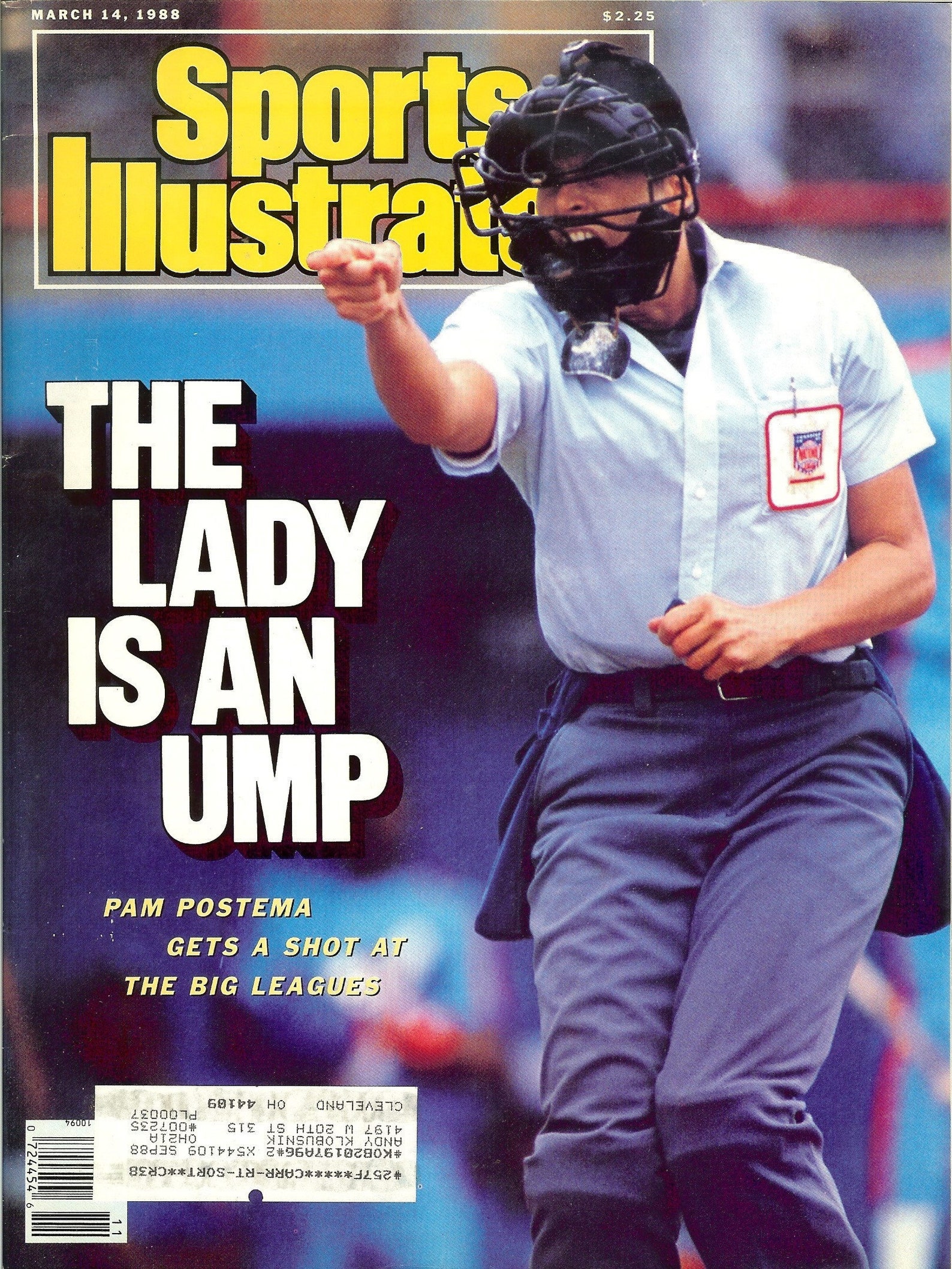 Vintage March 14, 1988 Sports Illustrated Magazines the Lady is an Ump ...