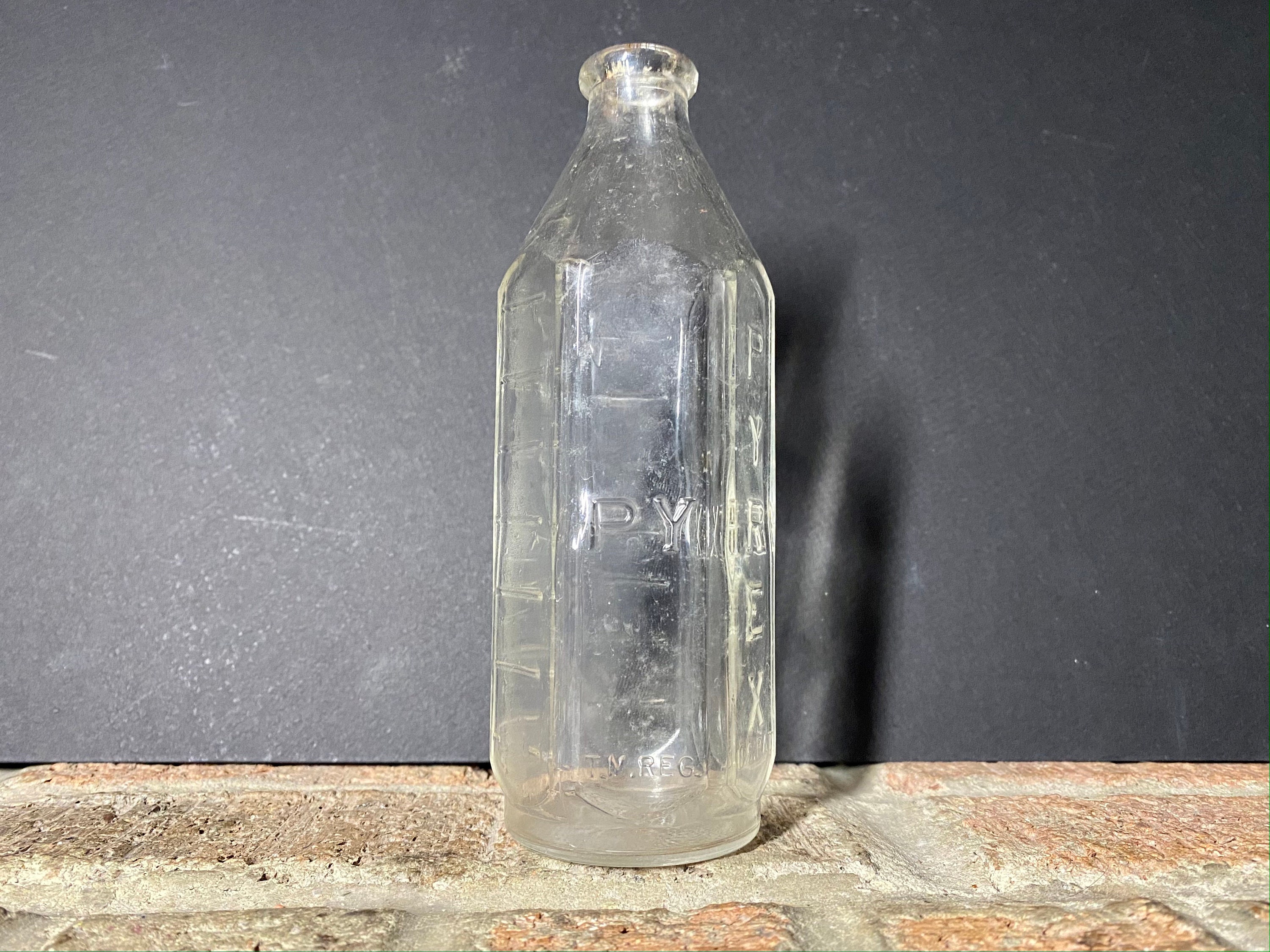 Vintage 1920s-1960s Pyrex Baby Bottle (8 Oz - Made in USA) - Antique ...