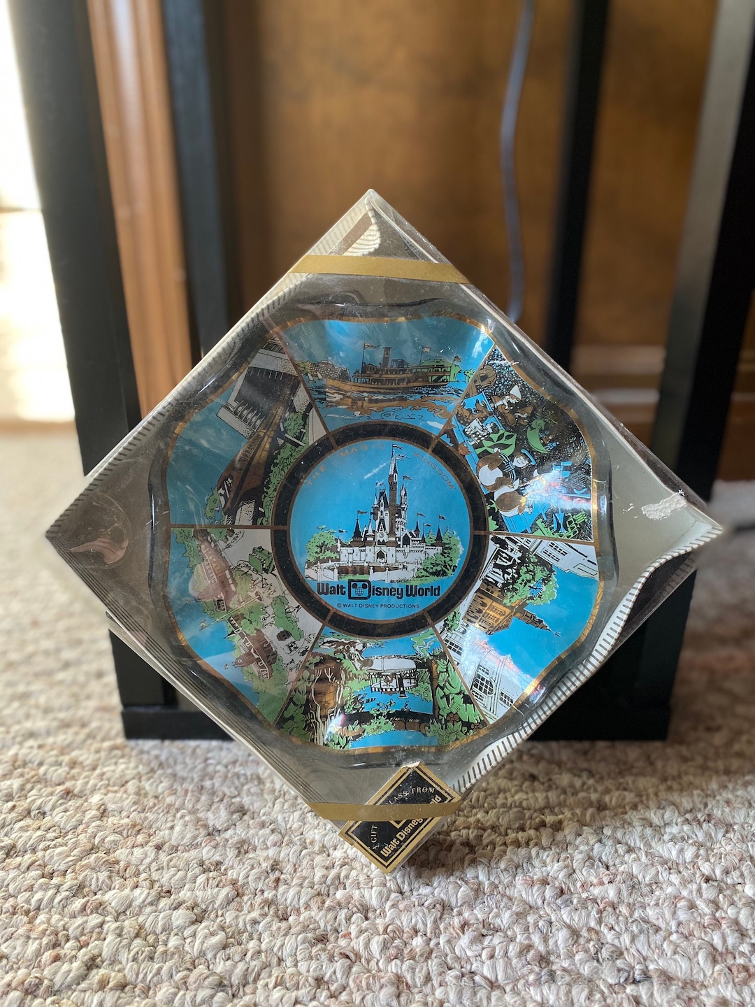 1974 Walt Disney World the Magic Kingdom Commemorative Plate - Etsy