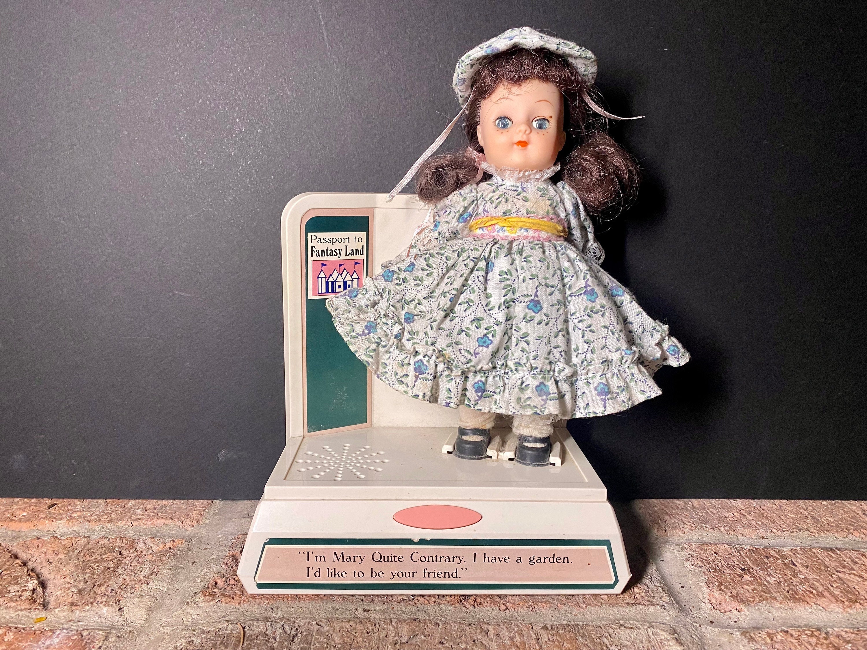 Vintage 1993 Victorian passport to Fantasy Land Doll mary Quite ...