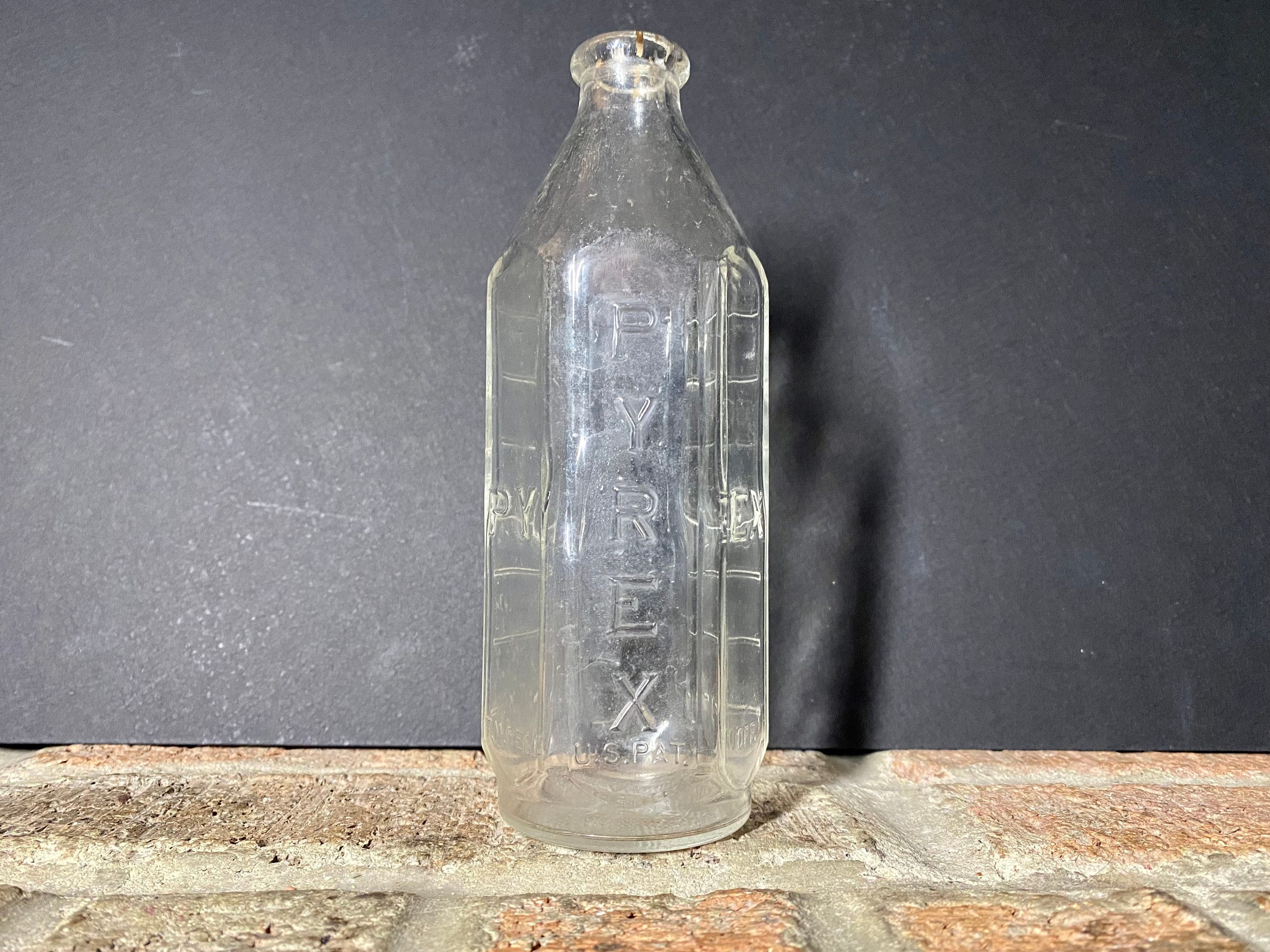 Vintage 1920s-1960s Pyrex Baby Bottle (8 Oz - Made in USA) - Antique ...