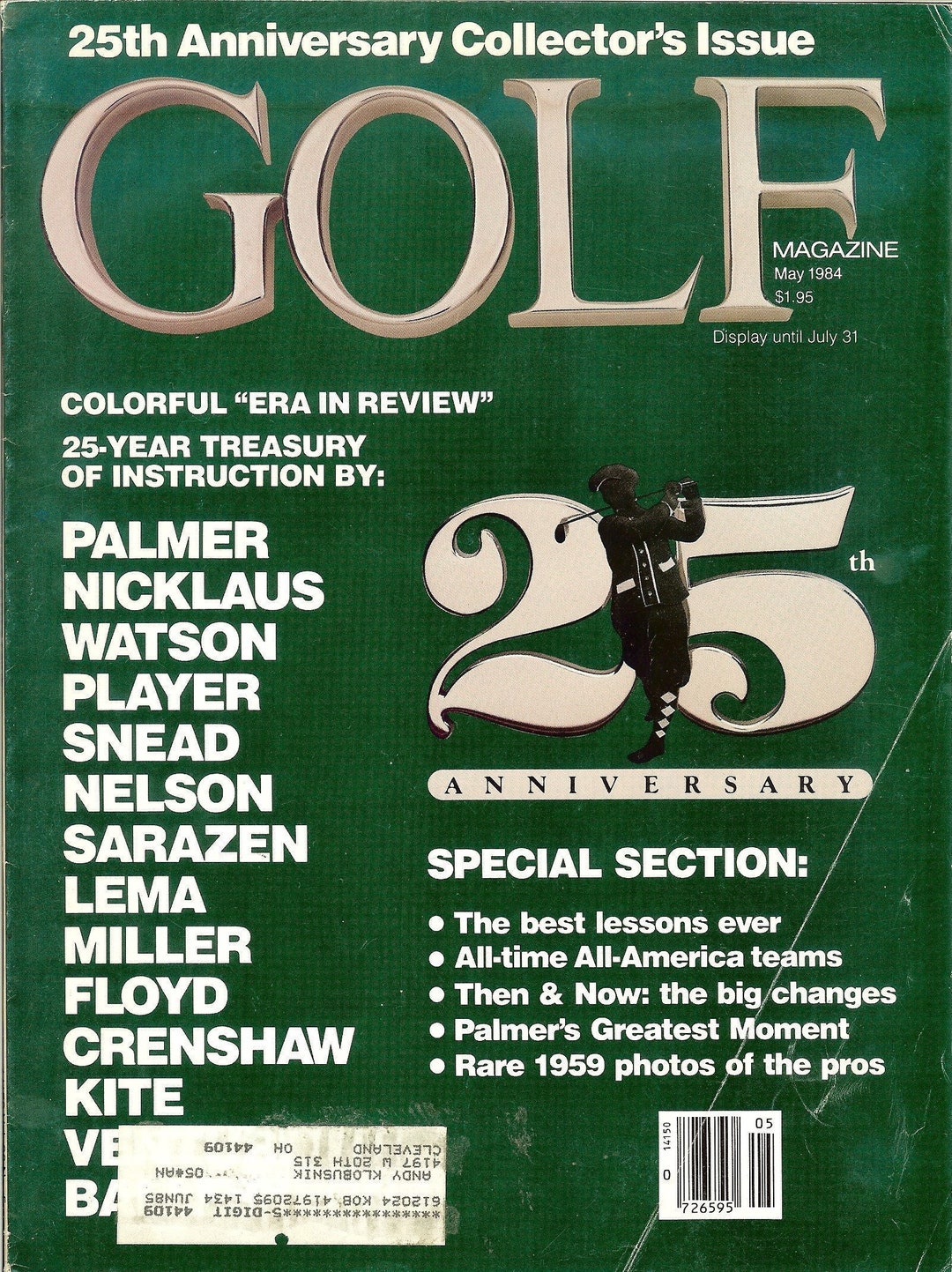 Vintage May 1984 Golf Magazine (vintage Golf Vintage Sports Magazines ...