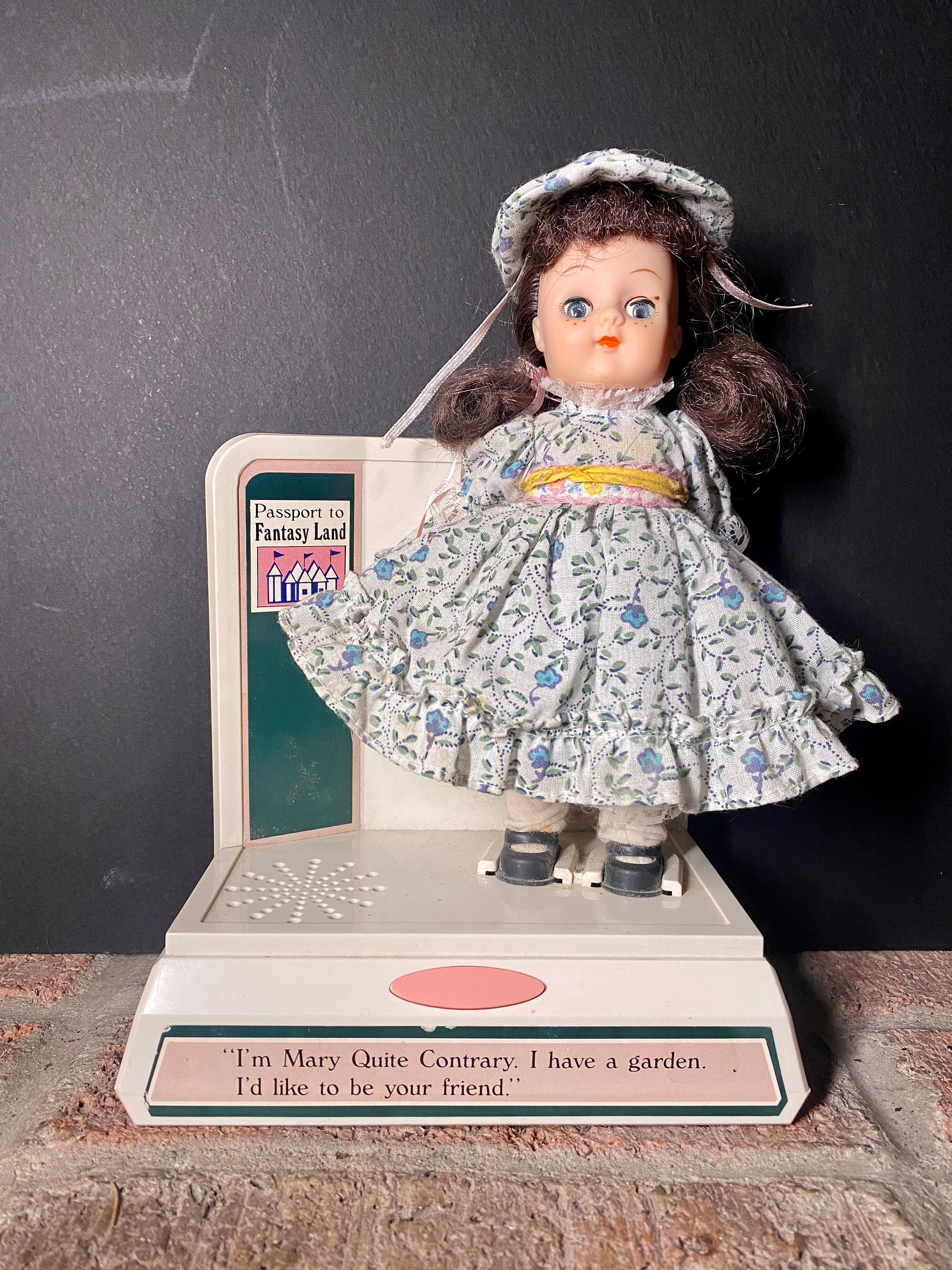 Vintage 1993 Victorian passport to Fantasy Land Doll mary Quite ...