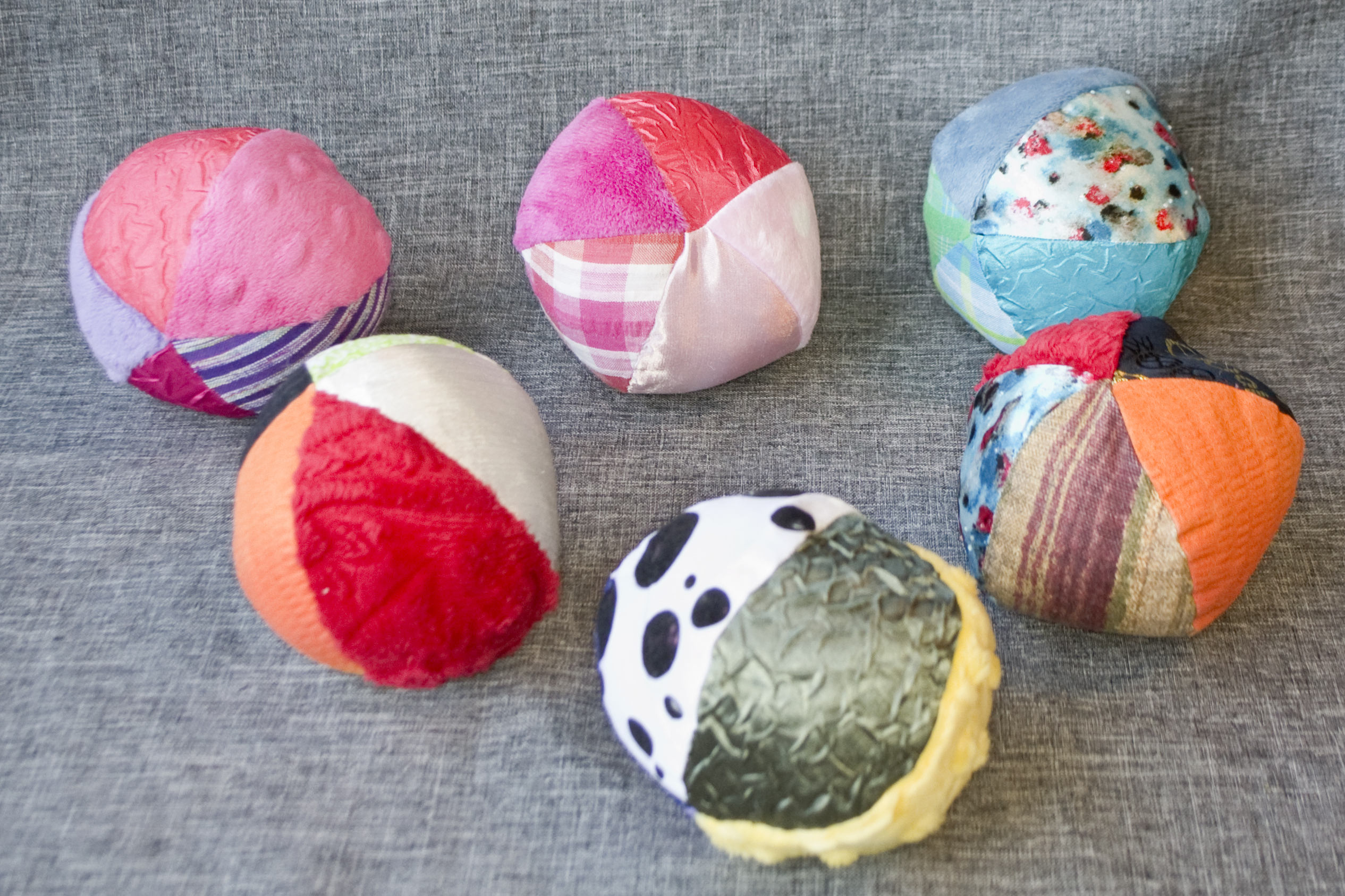 Multicolored Sensory Ball - Large / Sensory Ball With Crinkle / Rattle ...