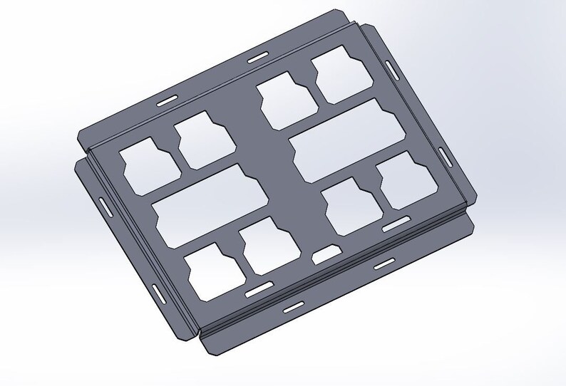 Milwaukee Packout Mounting Plate Full 1.0 DXF STEP IGES Included - Etsy