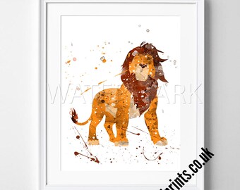 Simba poster | Etsy