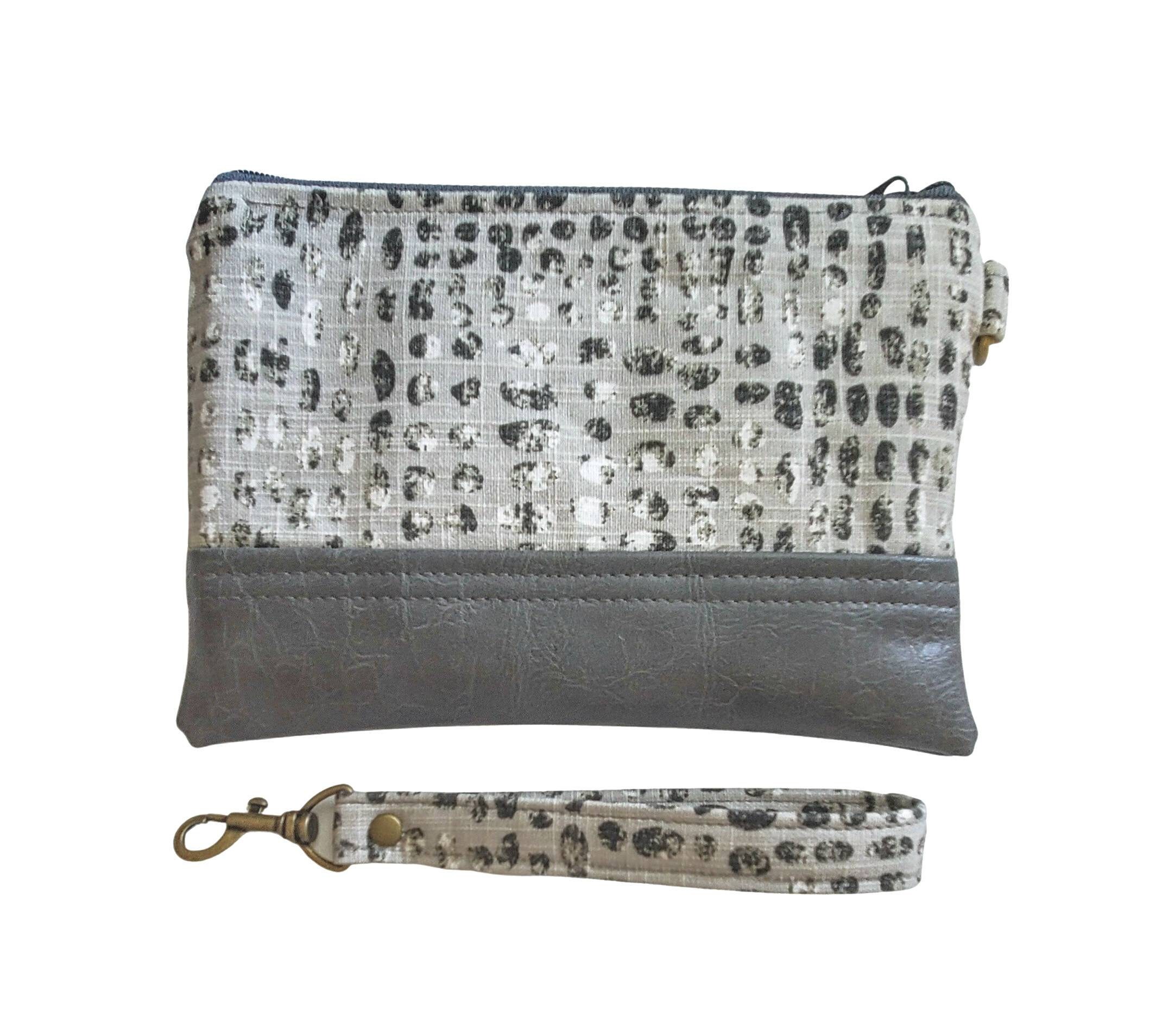 Wristlet wallet with vegan leather cute wristlet wrist | Etsy