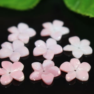 6mm 8mm10mm 12mm 15mm 200 Pcs Natural Pink Shell Flower Beads,mop Shell ...