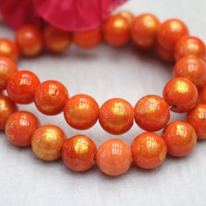 Orange Gold Jade Beads,red Mountain Jade Beads,red Malaysian Jade Beads ...