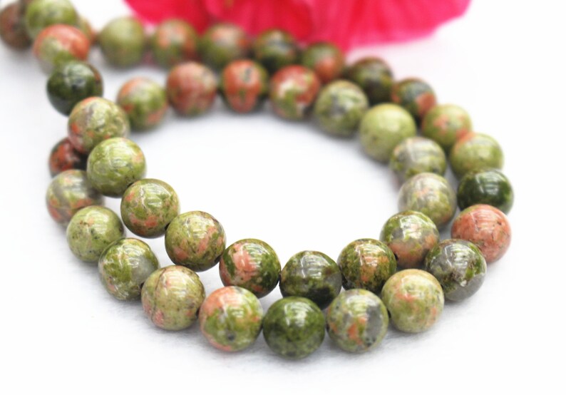 Unakite Round Beads6mm 8mm 10mm 12mm Unakite Beadsunakite - Etsy