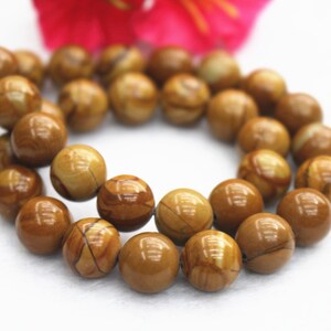 Natural A Wood Jasper Gemstone Beads,6mm 8mm 10mm 12mm Wood Jasper ...