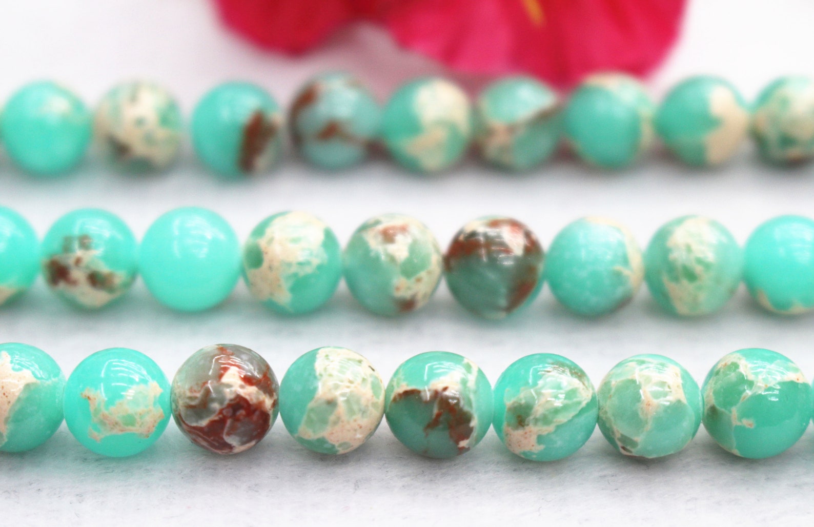 Shoushan Stone Beads,6mm 8mm 10mm 12mm 14mm Aqua Terra Jasper Beads ...
